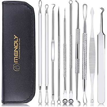 Face Care Stainless Steel Skin Remover Kit Blackhead Blemish Acne ...
