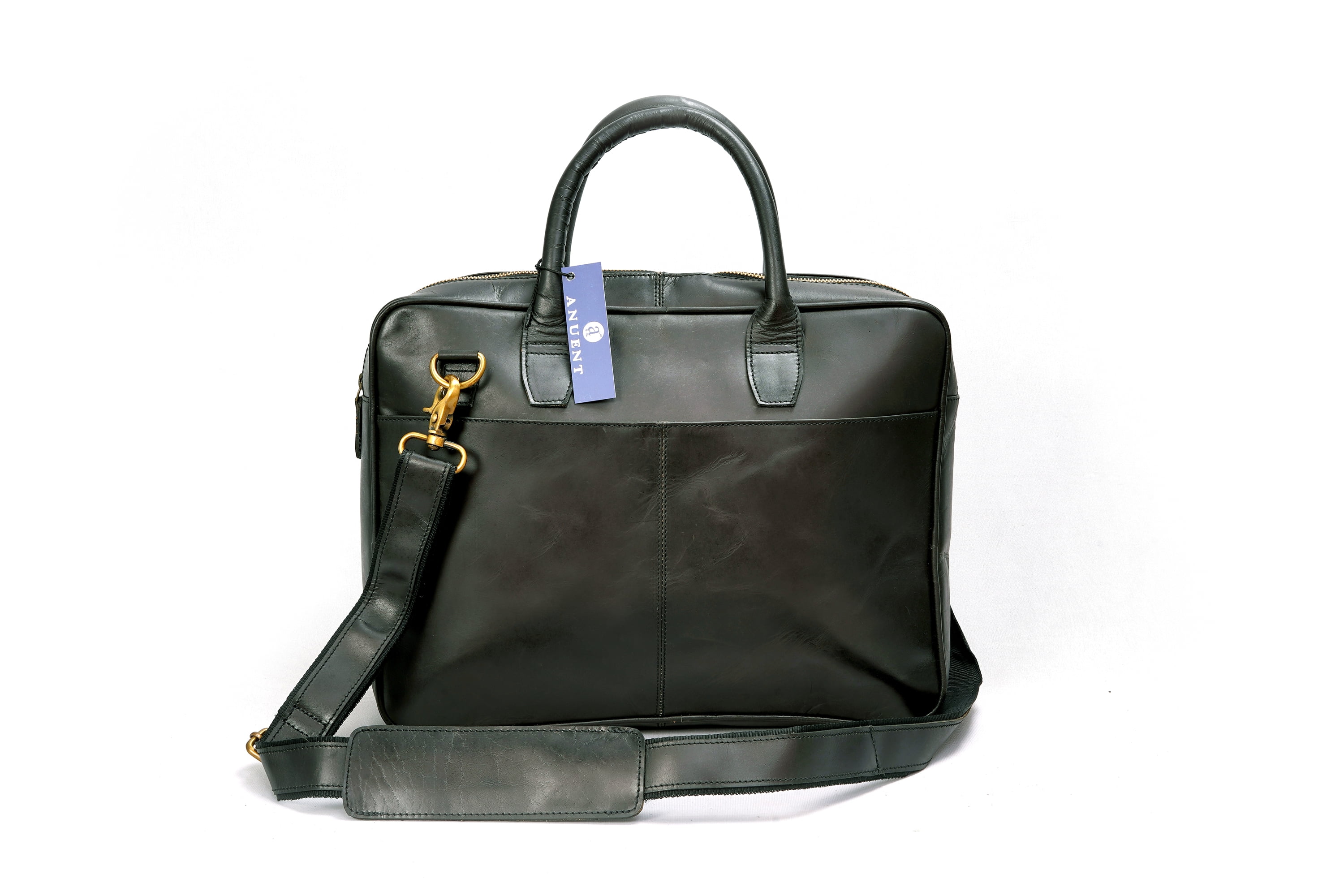 Black Leather Laptop Bag. - Walmart.com