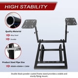 Supllueer Double Shift Lever Flight Game Mount Stand Fit Logitech ...