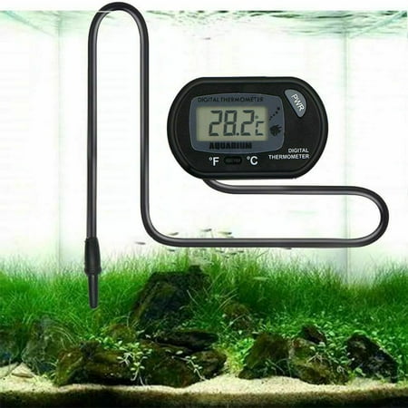 LCD Digital Aquarium Thermometer Fish Tank Water Temperature Aquarium ...