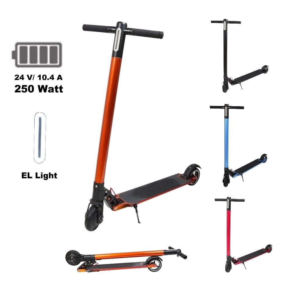 Hoverheart High Speed Foldable Muti-color Electric Scooter with EL ...