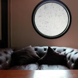 Autotech Park Precut Elegant Flower Circle Window Film Shade, Self ...