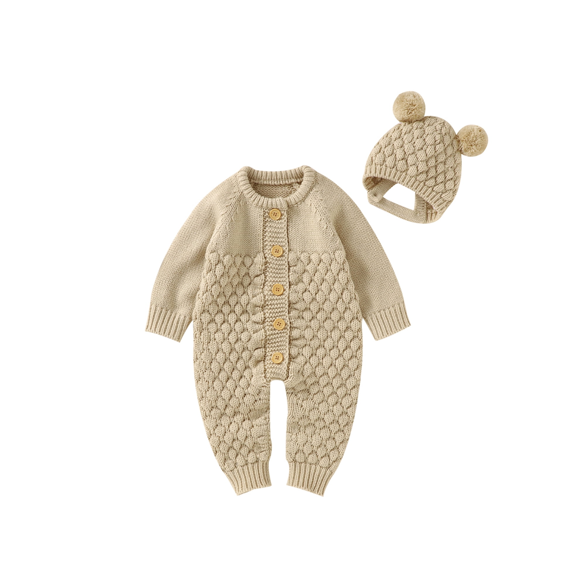 Click here for Gupgi Newborn Baby Boy Girl Sweater Romper With Ha... prices