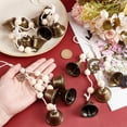 1 Set 4Pcs 4 Styles Iron Bell Pendant Decoration Alloy Star & Wood ...