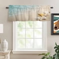 Coastal Summer Valances for Windows Farmhouse Kitchen Curtains Valances ...