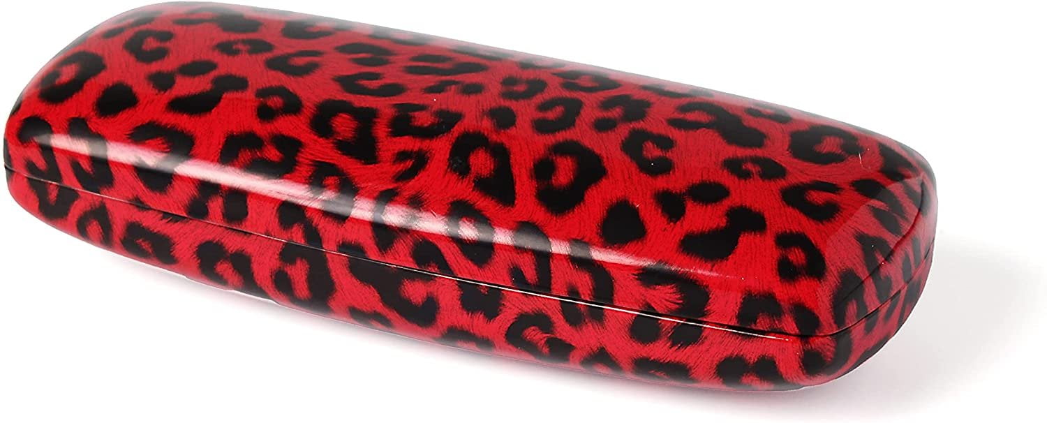 Hard Shell Eyeglass Case Clamshell Fits Small To Medium Frame Glasses