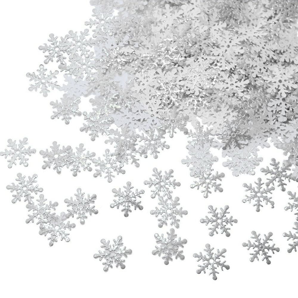Peroptimist 1000Pcs Christmas Snowflakes Window Clings Decal Stickers ...