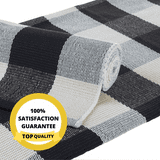 myFabHOME Cotton Buffalo Plaid Rug Buffalo Check Rug Machine Washable ...