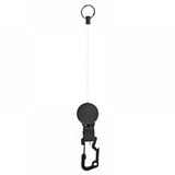 Retractable Key Reel, Heavy Duty Keychain with Carabiner, Steel Cable ...