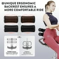 POOBOO 4-in1 Indoor Magnetic Exercise Bike, Adjustable Backrest, 320 ...