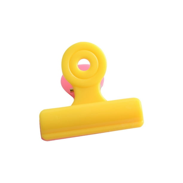 xinxixnxx 16 Pieces Bag Chip Clips Food Sealing Binder Plastic Paper ...