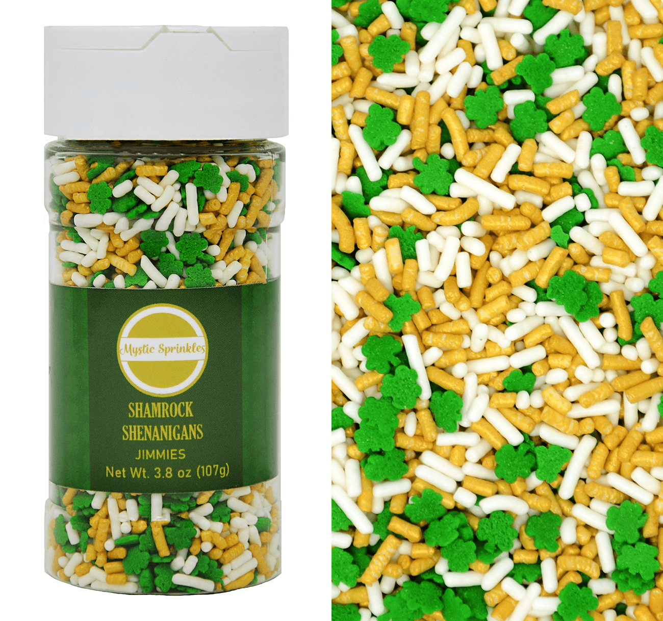 Mystic Sprinkles Shamrock Shenanigans Sprinkle Mix 3 oz - Walmart.com