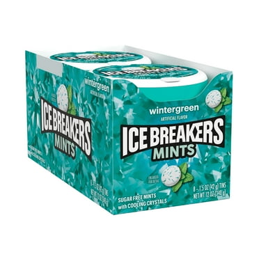 Ice Breakers Duo Fruit Plus Cool Raspberry Sugar Free Mints, Tins 1.3 ...