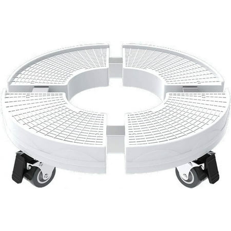 Adjustable Large Potted Planter Plant Stand on Wheels Round Heavy Duty ...
