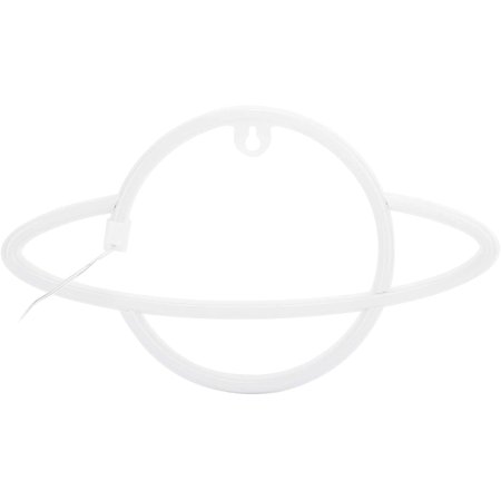 Planet Shaped LED Neon Sign USB for Bedroom Birthday Party Wall Decor ...