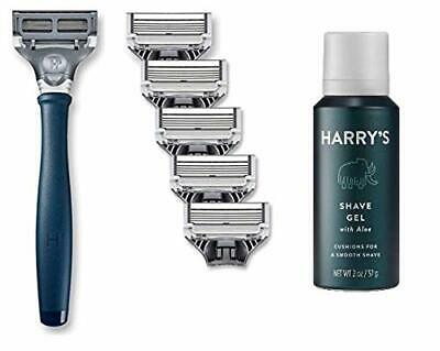 Harry's Men's Razor with Shaving Gel 2 oz (Blue) - Walmart.com