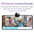 E15 4K Car Dash Camera with Built-in Microphone and Speaker for Two-Way ...