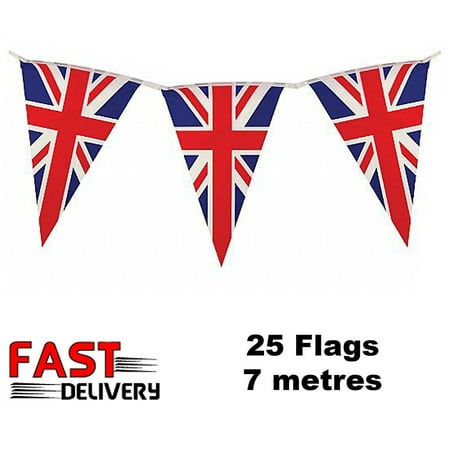 Union Jack Bunting Queens Jubilee Flag Triangle Rectangle Pennant ...