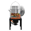 Fryin' Saucer Outdoor Portable Propane Deep Fryer, Gas Outside Cooker ...