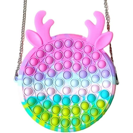 Pop On It Purse, Cute Push Poppits Pop It Bags For Girls And Women ...