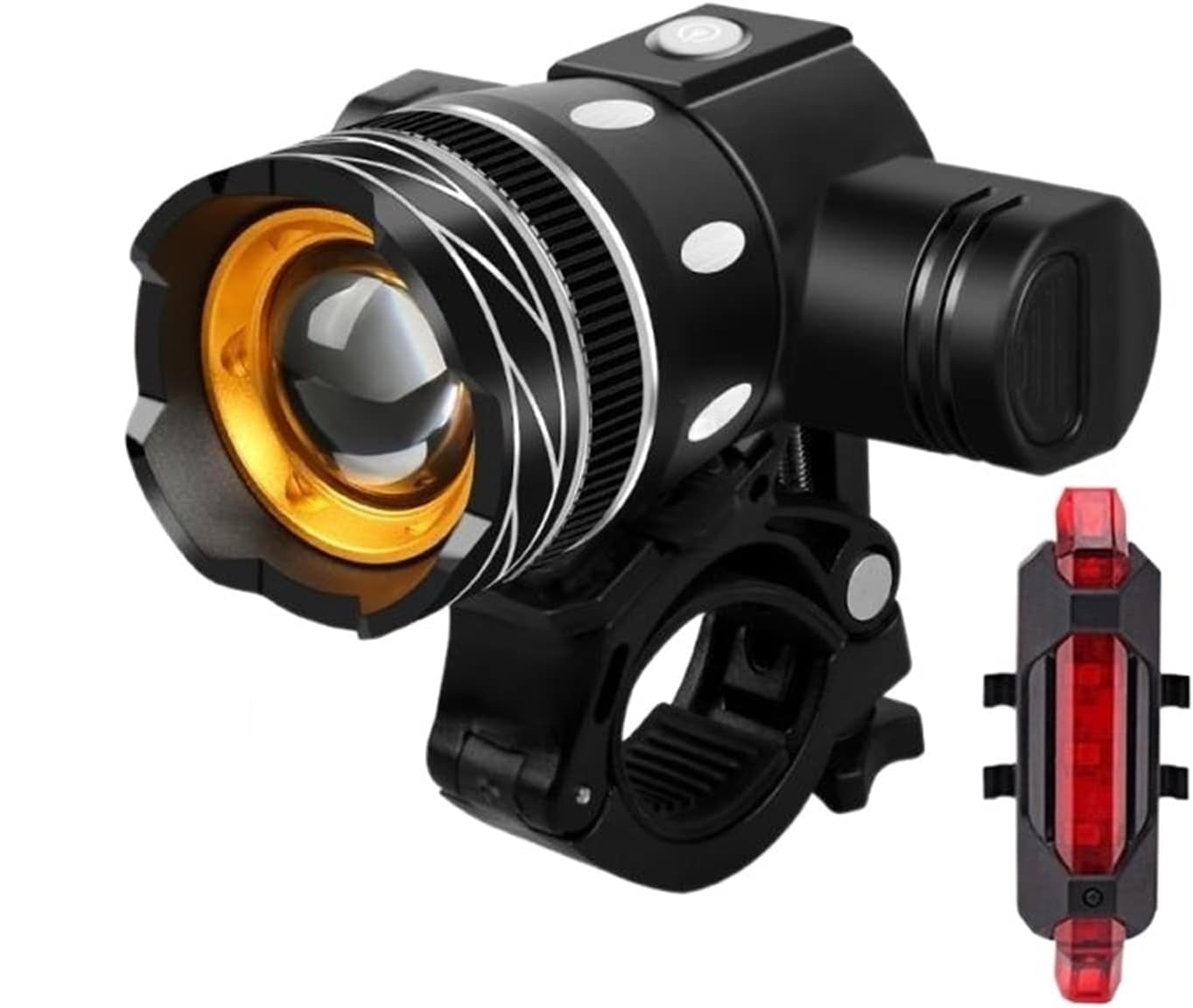 Bike Light Set Bright Front and Back LED Bicycle Lights for Night ...