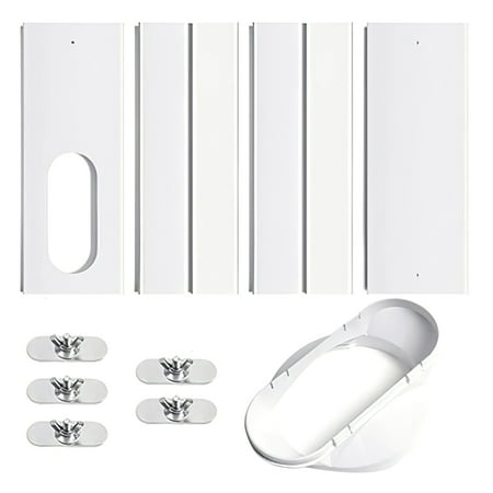 ViiTech Air Conditioner Window Kit Sliding AC Vent Set Adjustable ...