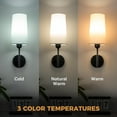 Wall Sconces Set of 2, Battery Operated Wall Sconce with Remote Control ...