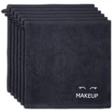 Bleach Safe Black Makeup Towels | Luxury Ultra Soft Cotton Facial Clean ...