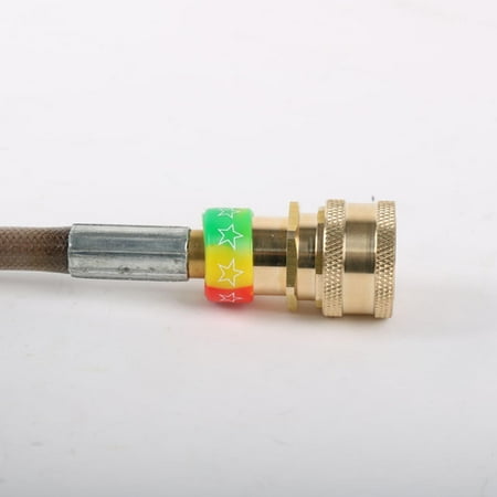 3/8'' Pressure Washer Hose Adapter, Threaded Tap Connector Leakproof ...