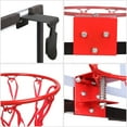 Zimtown Mini Wall Mount Basketball Hoop with Hang Backboard & Rim ...