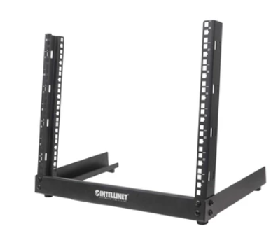 Rack Abierto de 19" para Escritorio, 8U, Empaque Flat-Pack Intellinet ...