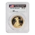 1987-W $50 Gold Eagle PCGS PR70 Deep Cameo Mercanti Label U.S. Mint ...