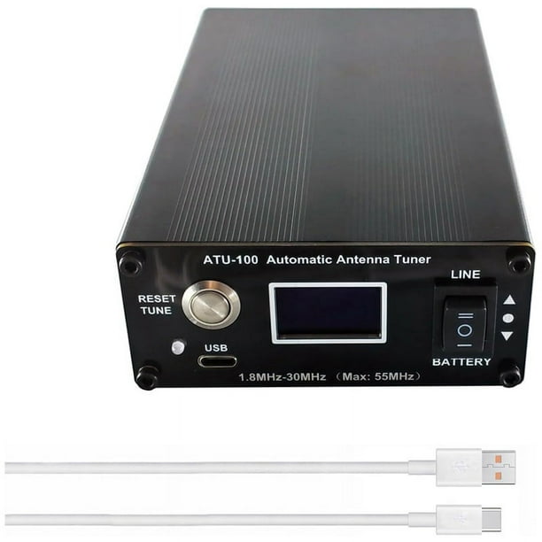 ATU-100 Antenna Tuner for Ham Radio 1.8-55MHz Automatic Antenna Tuner ...