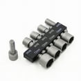 9pcs 1/4" Hex Power Nut Driver Socket Set Drill Bits 5mm to 13mm ...