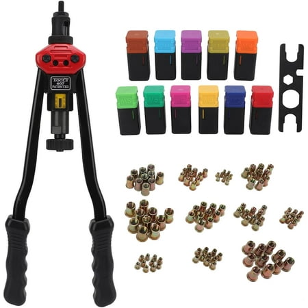 Rivet Nut Tool, 16 inch Universal Hand Blind Riveter Professional Rivet ...
