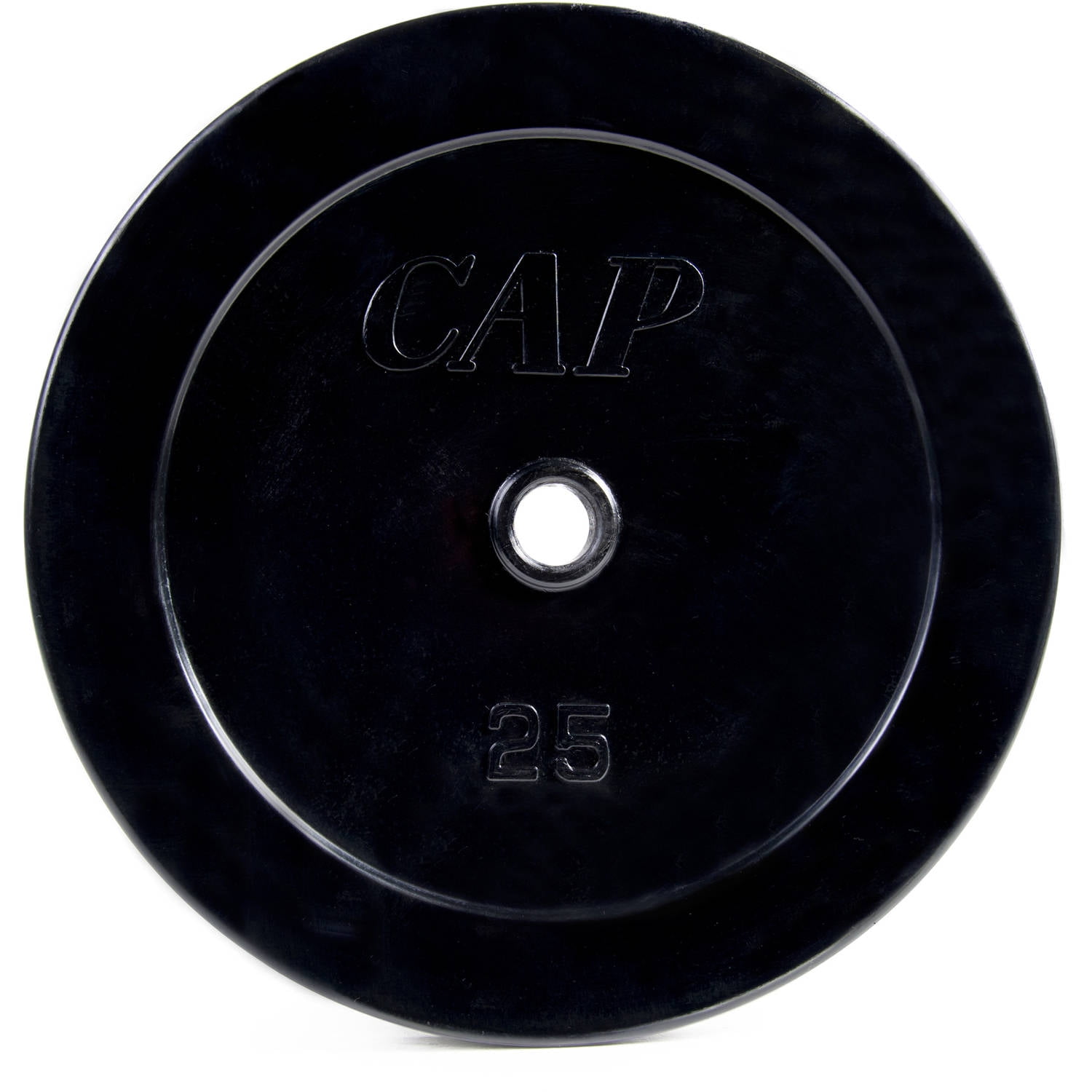 CAP Barbell Rubber Coated Standard Plate, 25 lbs – Walmart Inventory ...