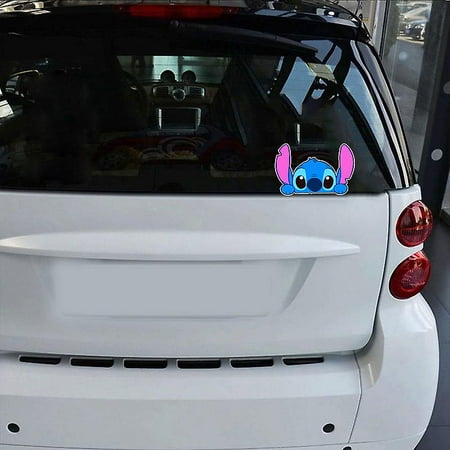 JOYWEI 2 Pack Cute Stitch Peeking Funny Car Decals Stickers For Women ...