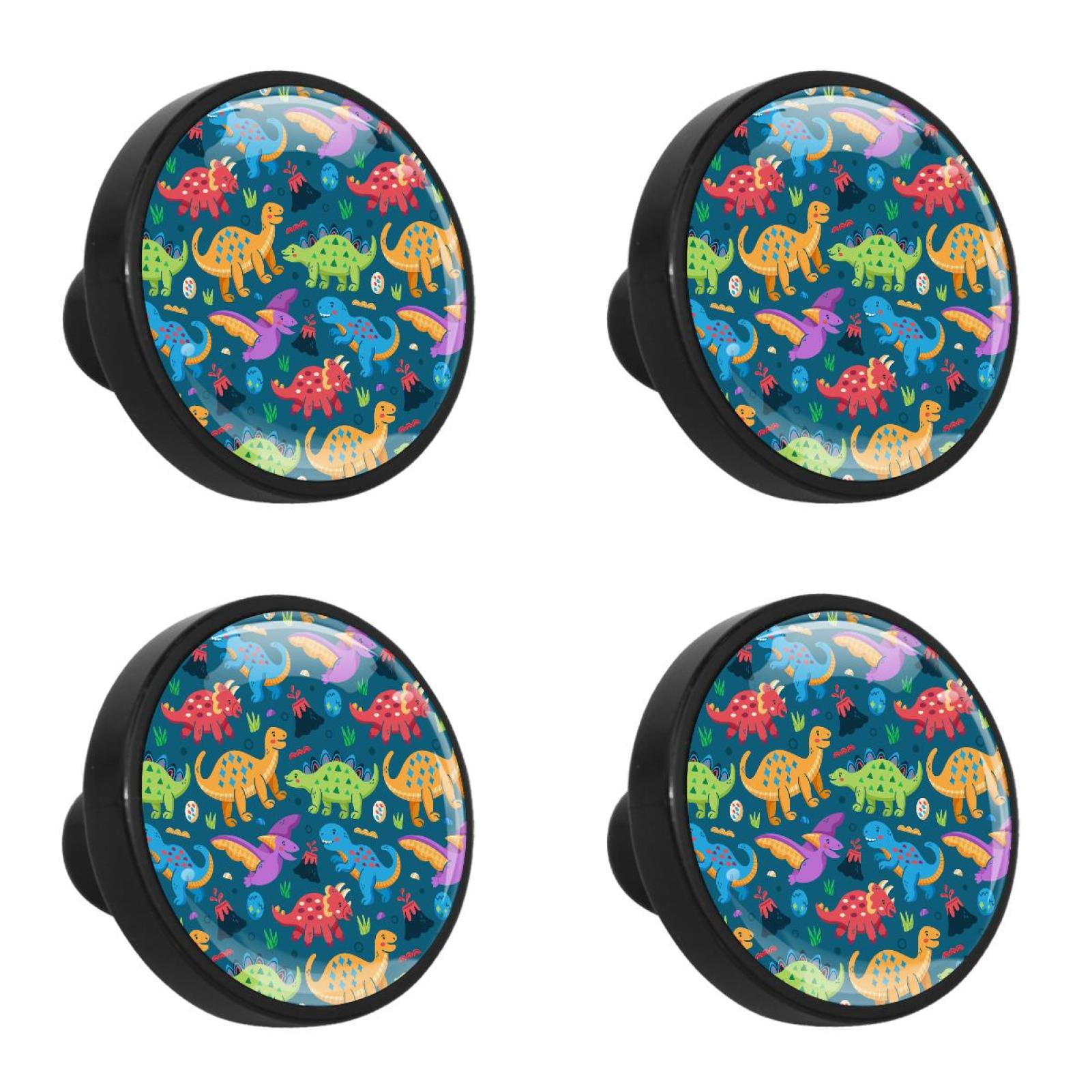 4 Pcs Dinosaur Knobs for Kitchen Cabinet Cupboard Dresser Bookcase ...