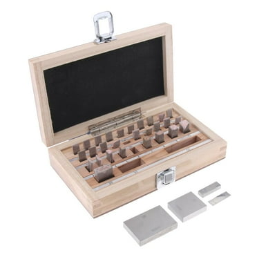 WEN 81-Piece Rectangular Steel Gauge Block Set with Case - Walmart.com