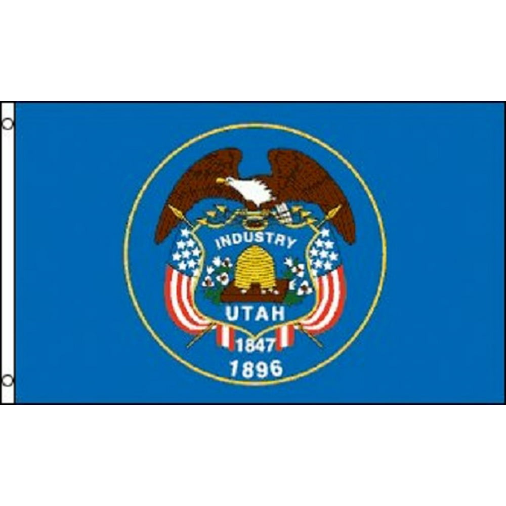 3x5 Utah Flag Polyester State Banner 3' x 5' New UT - Walmart.com ...