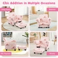 Canddidliike Kids Single Sofa with Cute Patterns Ergonomic Backrest and ...