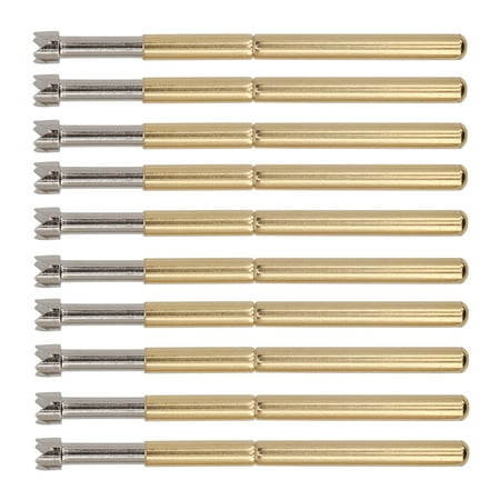 Spring Test Probe Pin, Brass Material Contact Material Pogo Pin Test ...