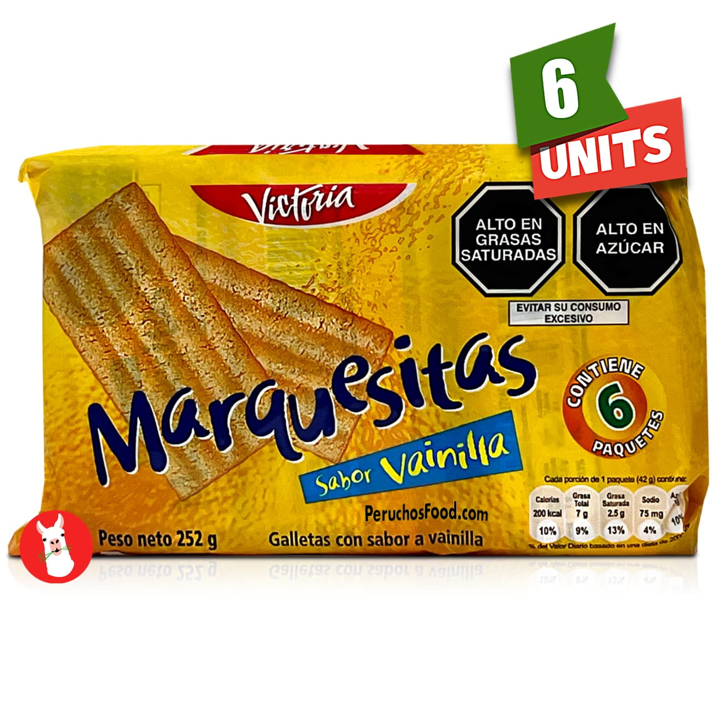 Victoria Galletas Marquesitas Sabor Vainilla 252 g | Peruvian Vanilla ...