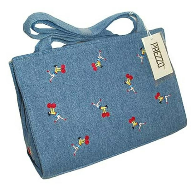 Prezzo Blue Denim Cheerleader Handbag Purse - Walmart.com - Walmart.com