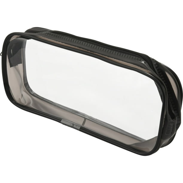 Symkmb 6 Pieces Clear PVC Pen Pencil Case with Zipper, for School ...