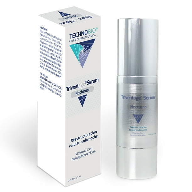 Reestructurante Facial Celular Technobio con Vitamina C Triventage Serum Nocturno | Bodega ...