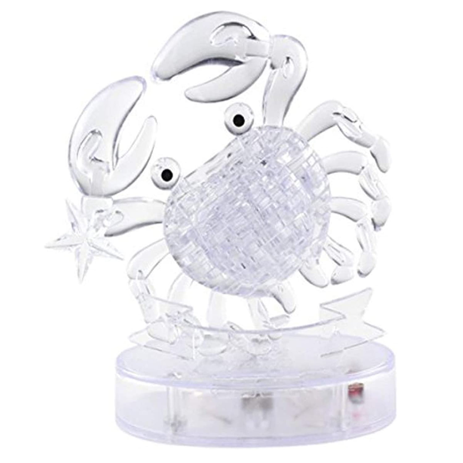 Coolplay 3D Crystal Puzzle with Light-Up Base 12 Constellation Series ...