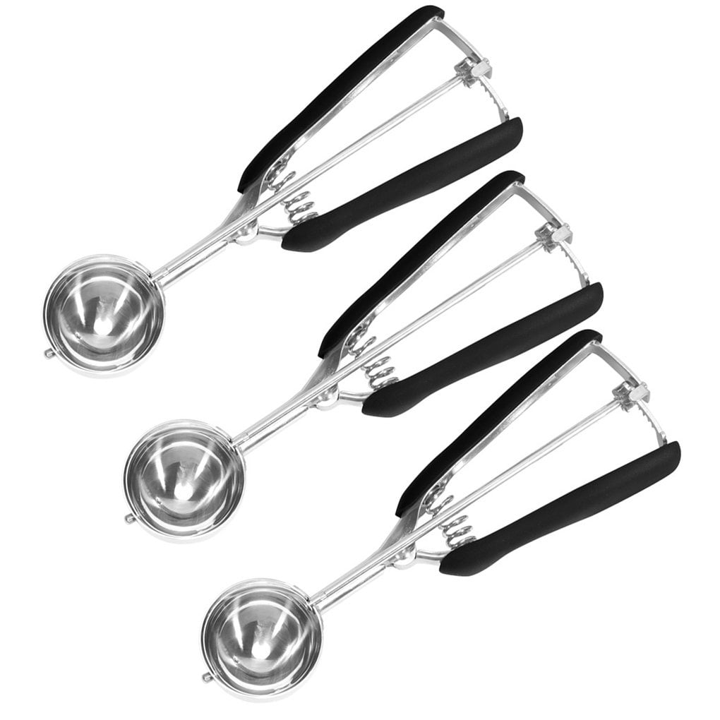 Tssuoun Ice Cream Scoop Stainless Steel Cookie Spoon Fruit Potato ...