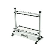 Organized Fishing 24-Rod Deluxe Round Floor Rack, Oak Finish - Walmart.com