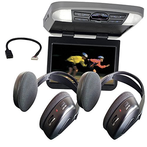 Audiovox AVXMTG10UHD 10" LED Overhead monitor w/ 2 wireless IR ...